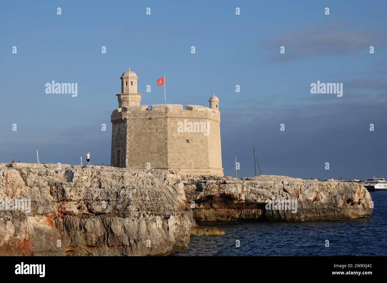 Castillo de San Nicolás, the fortress at the entrance of Ciutadella ...
