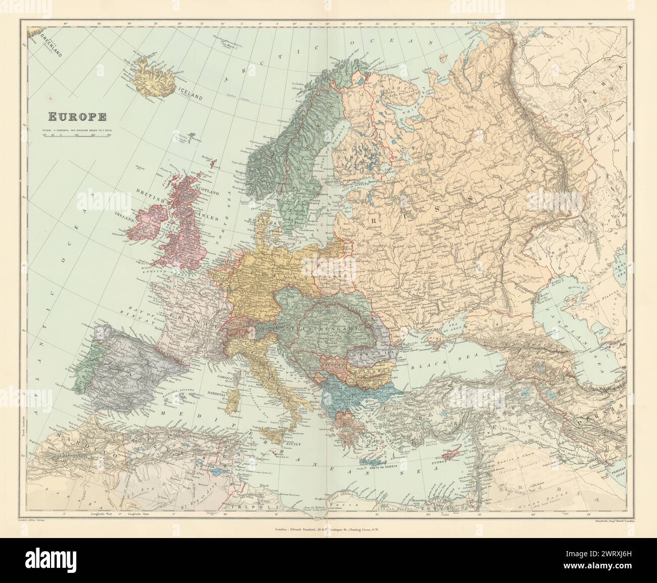 Map of powers hi-res stock photography and images - Alamy