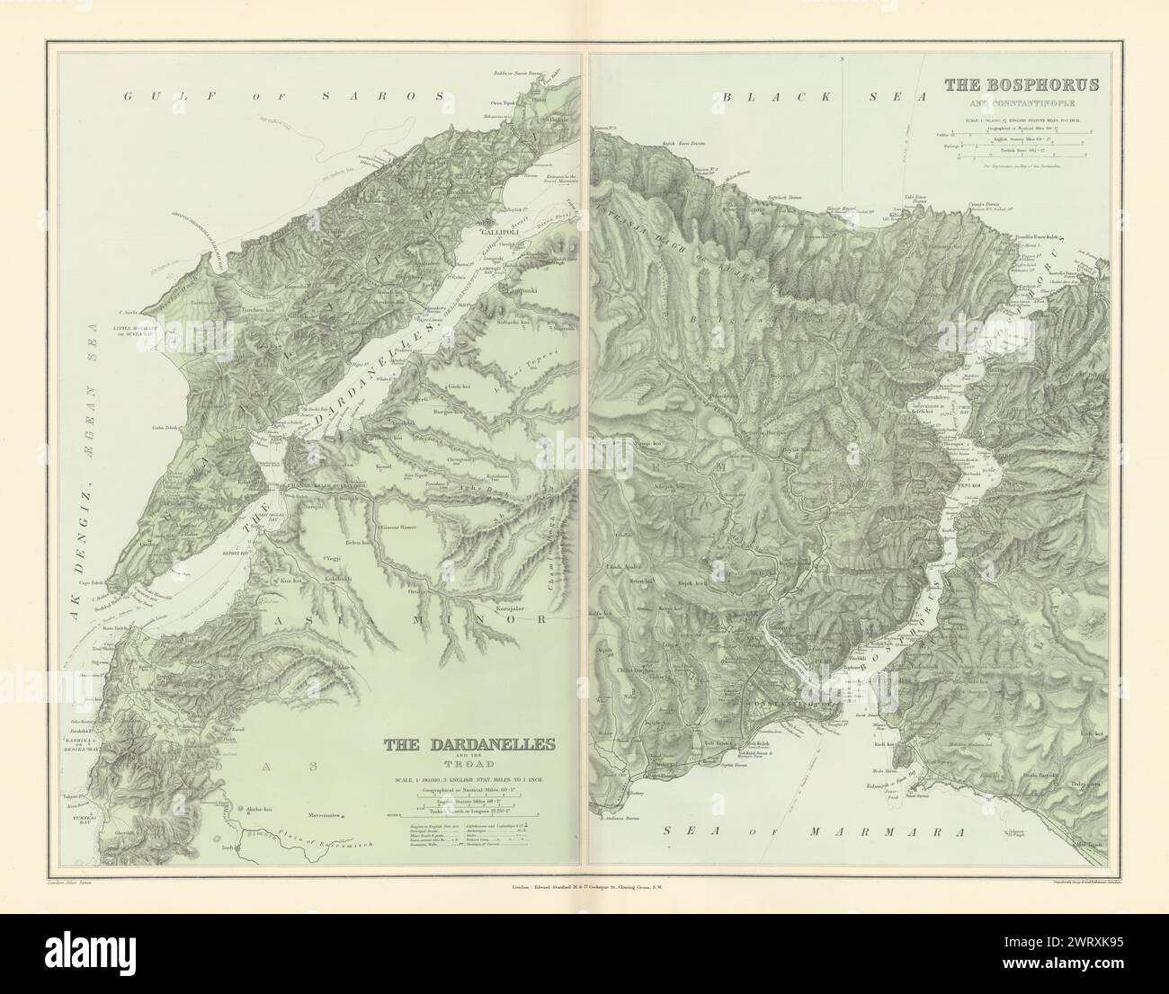 Turkey map 19th hi-res stock photography and images - Alamy