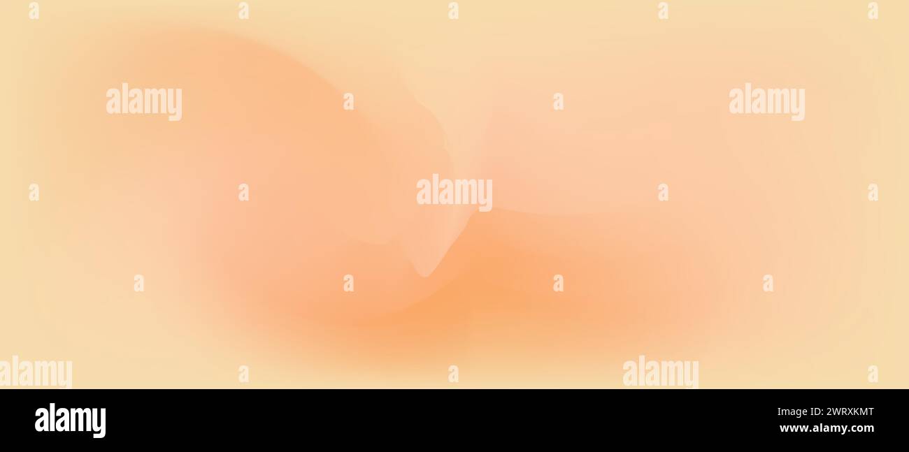 Abstract beige orange background with waves. Warm neutral liquid ...