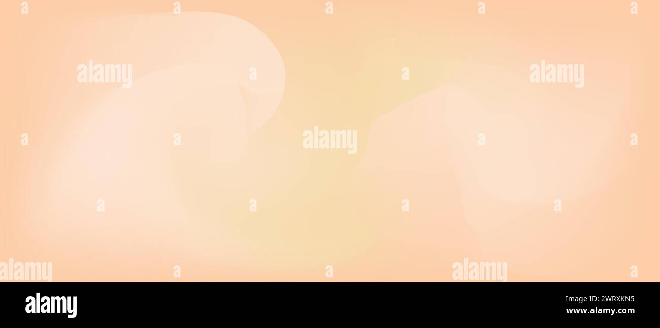 Soft blurred beige gradient background. Warm neutral liquid texture. Horizontal abstract blurred ...