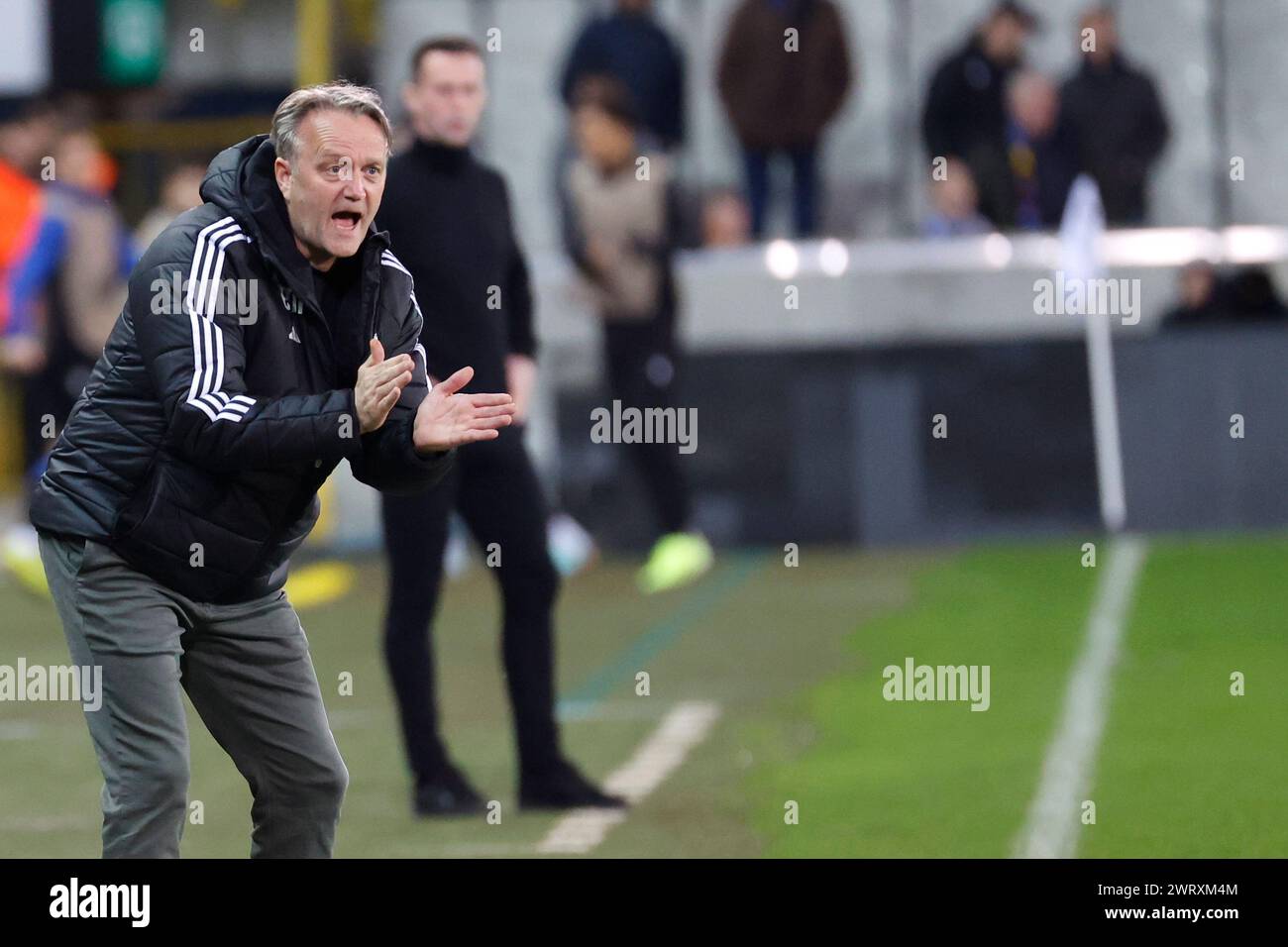 Molde's head coach Erling Moe during the Europa Conference League Round ...