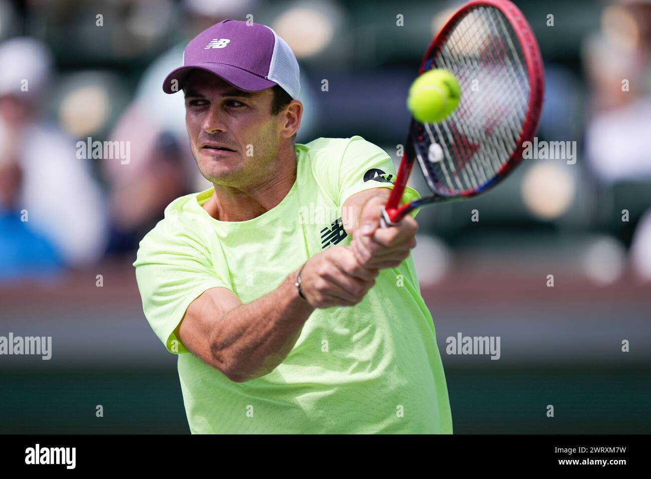 Tommy Paul, of the United States, returns to Casper Ruud, of Norway ...