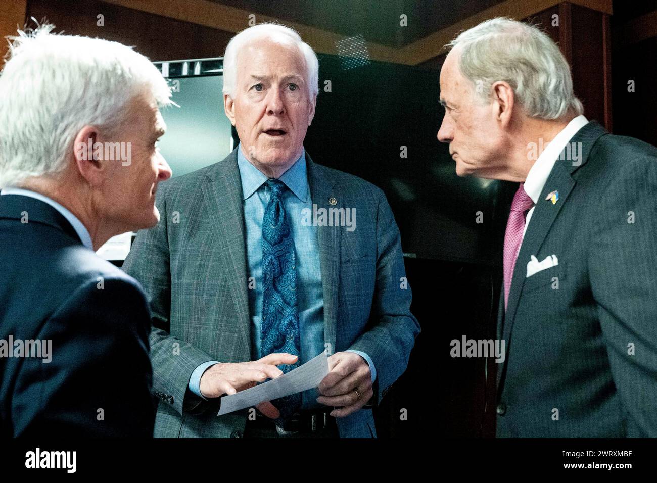 Washington, District Of Columbia, USA. 14th Mar, 2024. U.S. Senators ...