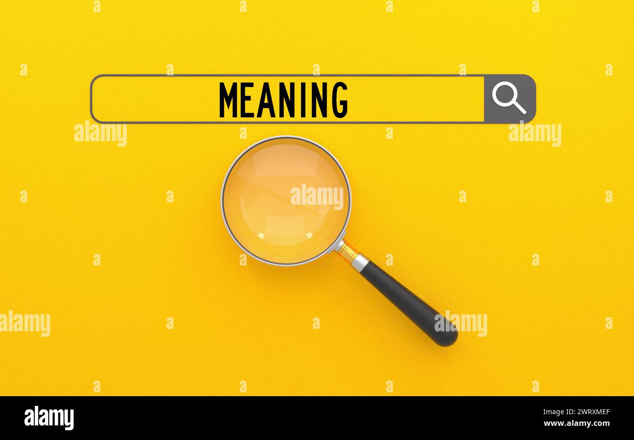 Meaning purpose hi-res stock photography and images - Alamy