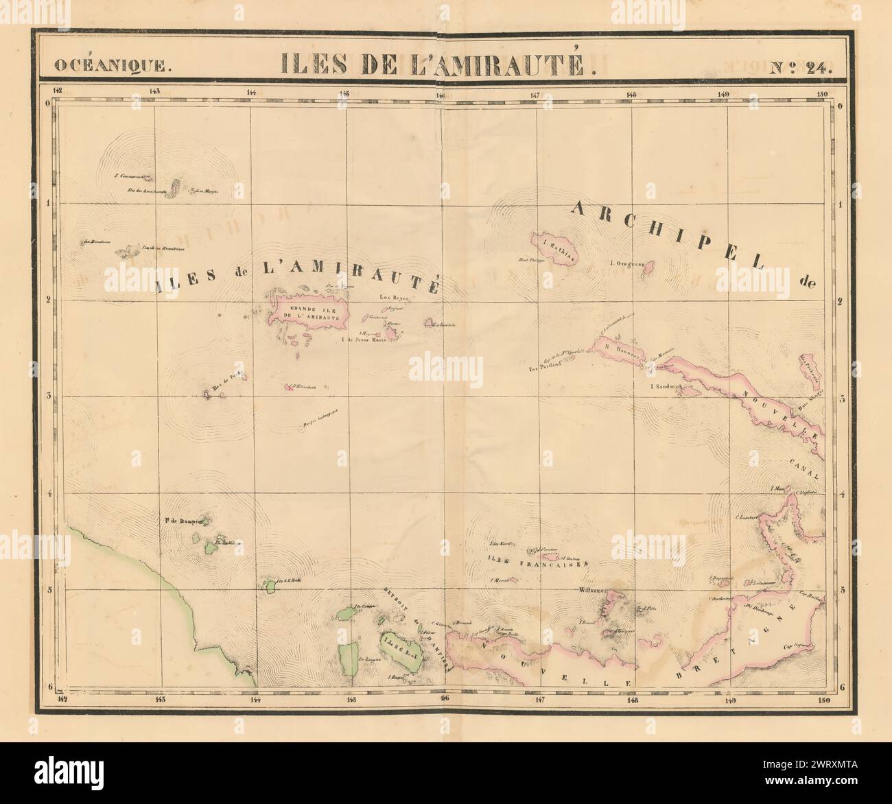 Océanique. Iles de l'Amirauté #24. Bismarck Archipelago. VANDERMAELEN ...