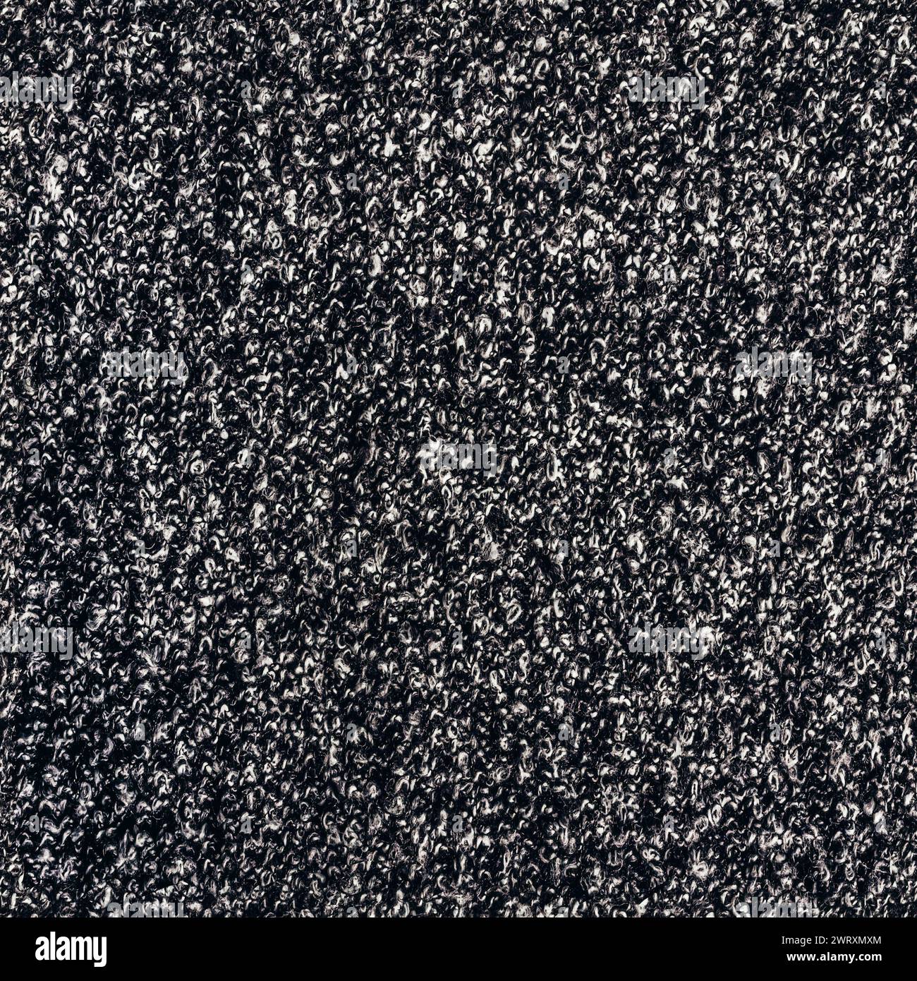 Seamless texture photo of dark gray wool sweater material Stock Photo ...