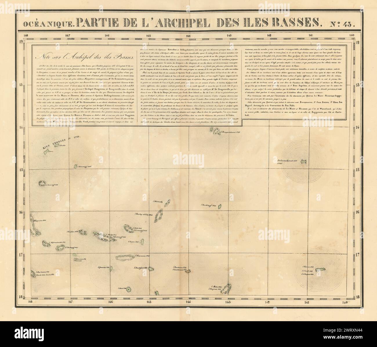 Océanique Partie… des Iles Basses 43 NE Tuamotus Polynesia VANDERMAELEN ...