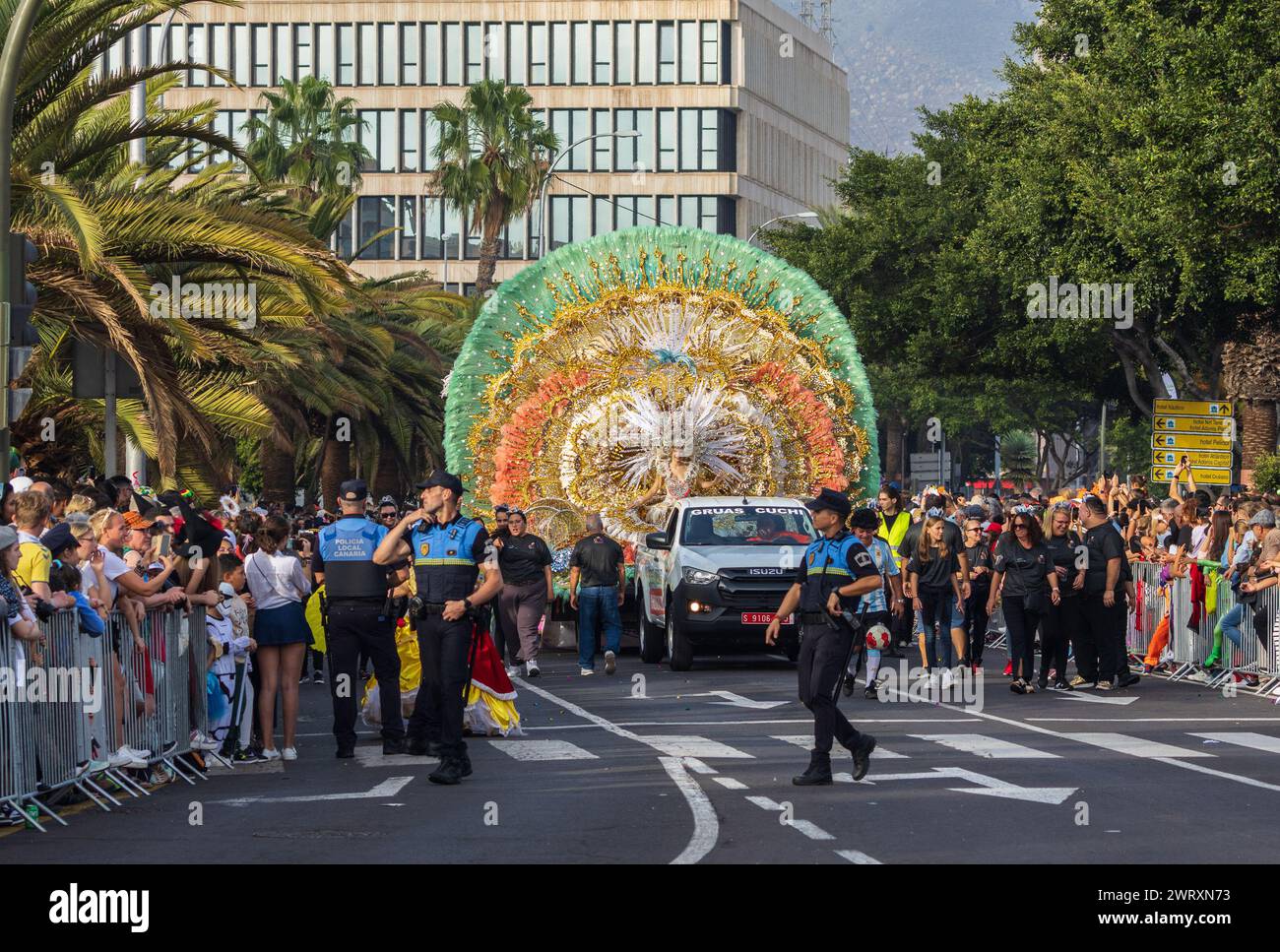 SANTA CRUZ DE TENERIFE, SPAIN - FEBRUARY 13, 2024: The Coso parade ...