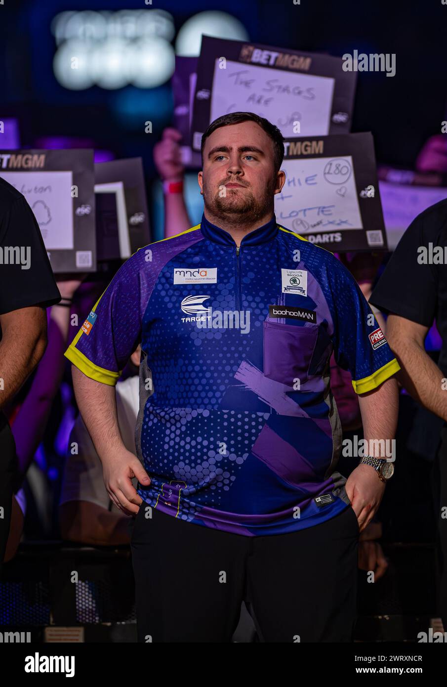 Luke littler walk hi-res stock photography and images - Alamy