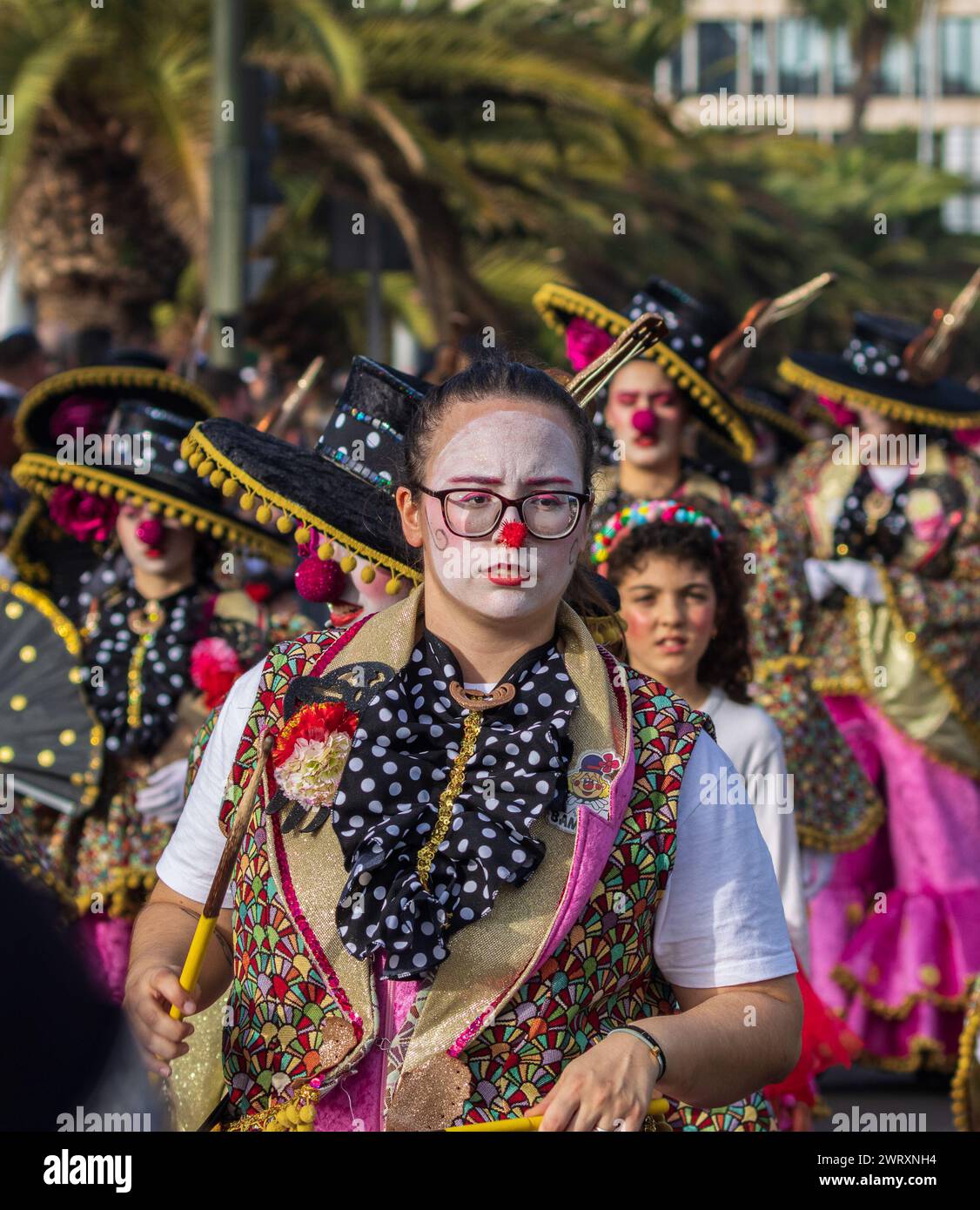 SANTA CRUZ DE TENERIFE, SPAIN - FEBRUARY 13, 2024: The Coso parade ...