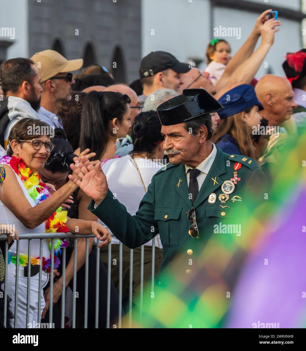 SANTA CRUZ DE TENERIFE, SPAIN - FEBRUARY 13, 2024: The Coso parade ...