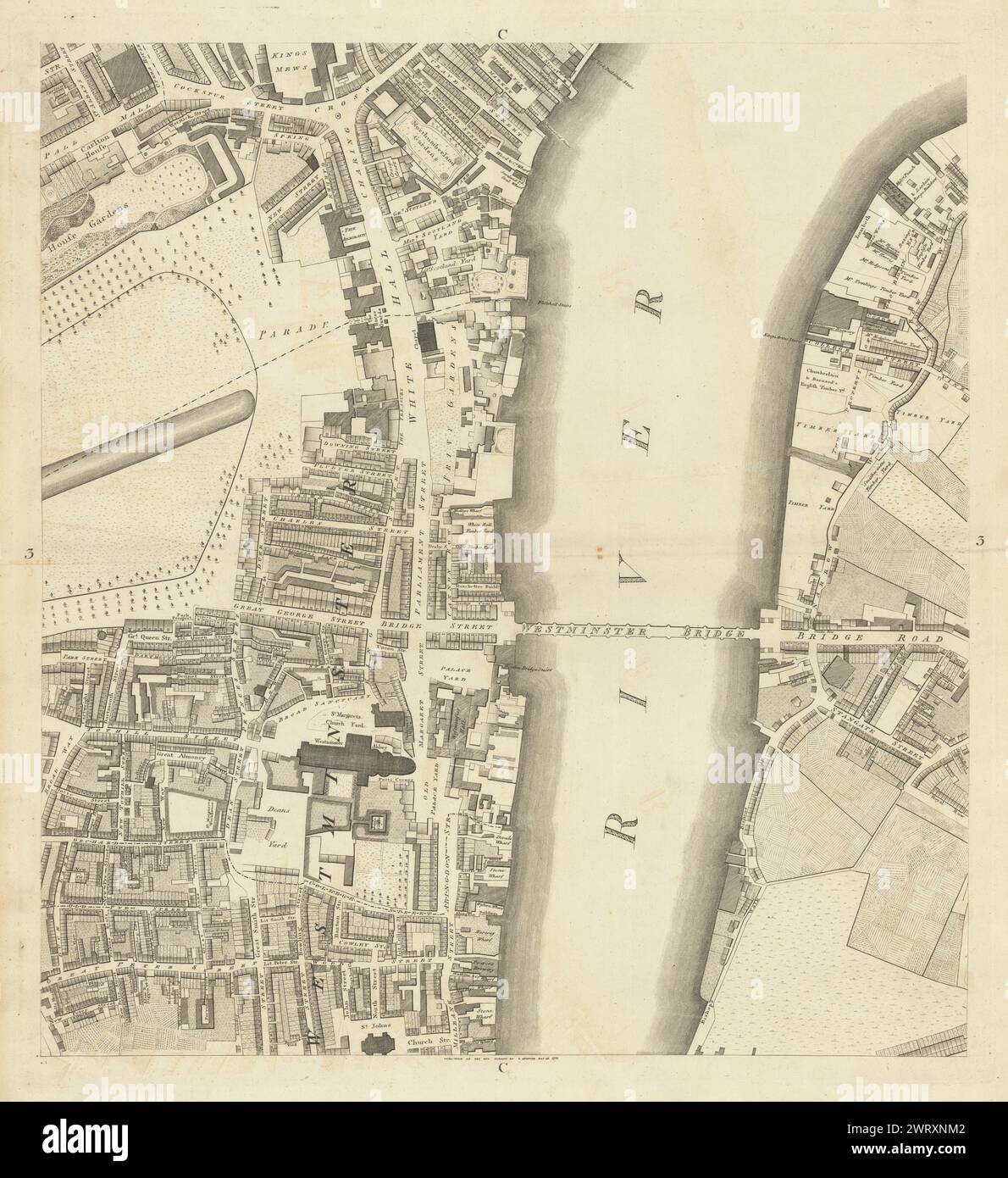 Horwood London C3 Westminster Waterloo Whitehall Charing Cross Lambeth ...