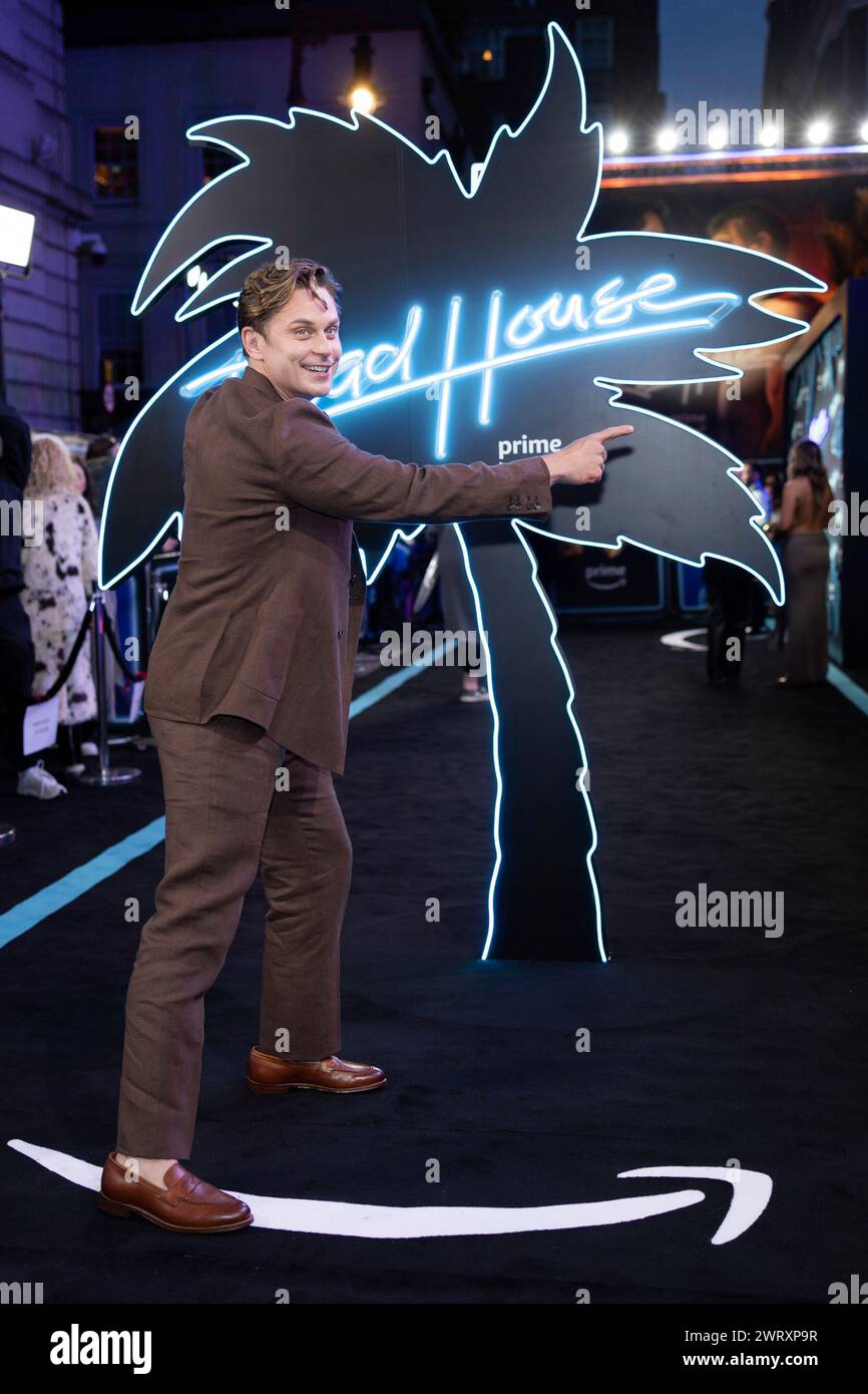 Billy Magnussen poses for photographers upon arrival at the premiere ...
