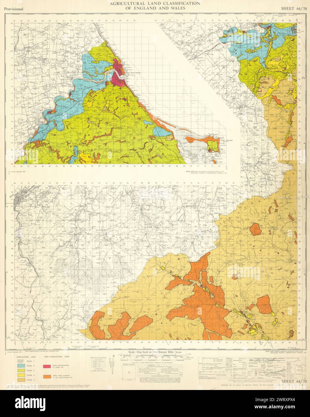 Agricultural Land Classification 64/70 North Northumberland. Cheviots ...