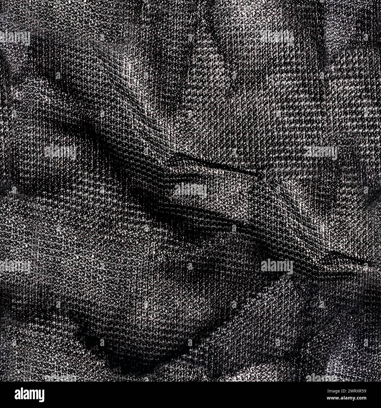 Seamless texture photo of black colored wrinkled synthetic net material ...