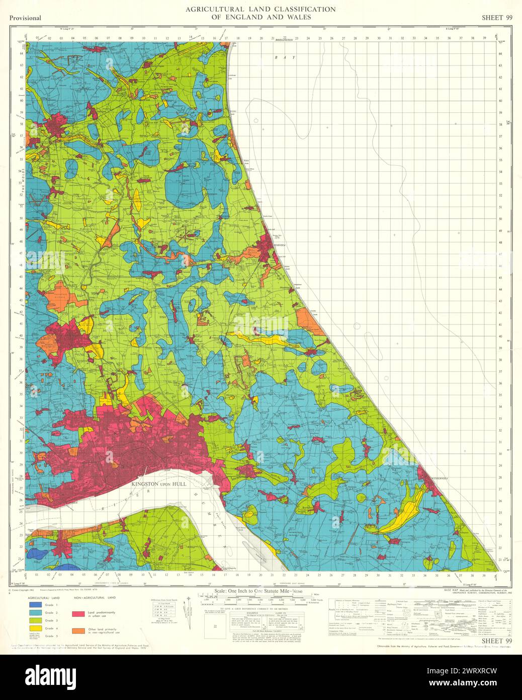Agricultural Land Classification 99 Hull. Holderness. Humber Estuary ...