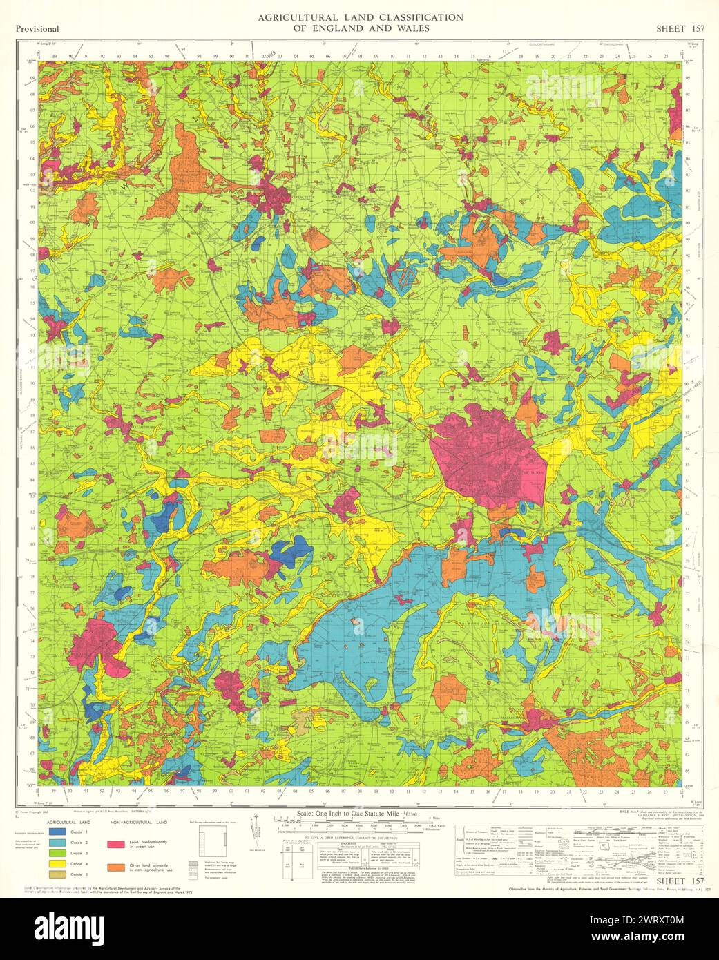 Land classification map hi-res stock photography and images - Alamy