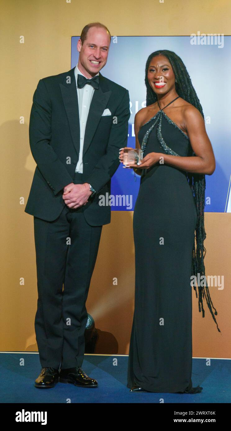 The Prince of Wales with Christina Williams from Jamaica as he attends ...