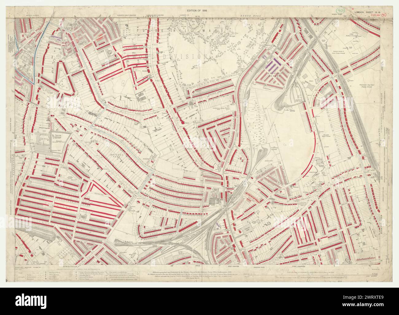 Charles booth's poverty map london hi-res stock photography and images ...
