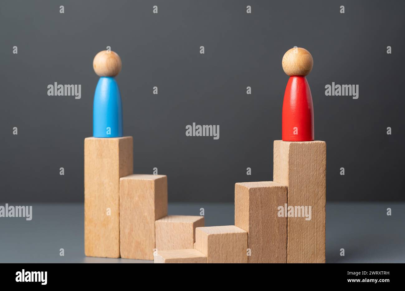 Resolving conflict between two people hi-res stock photography and ...