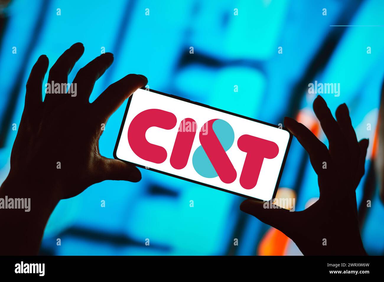 Brazil. 12th Mar, 2024. In this photo illustration, the CI&T logo is ...