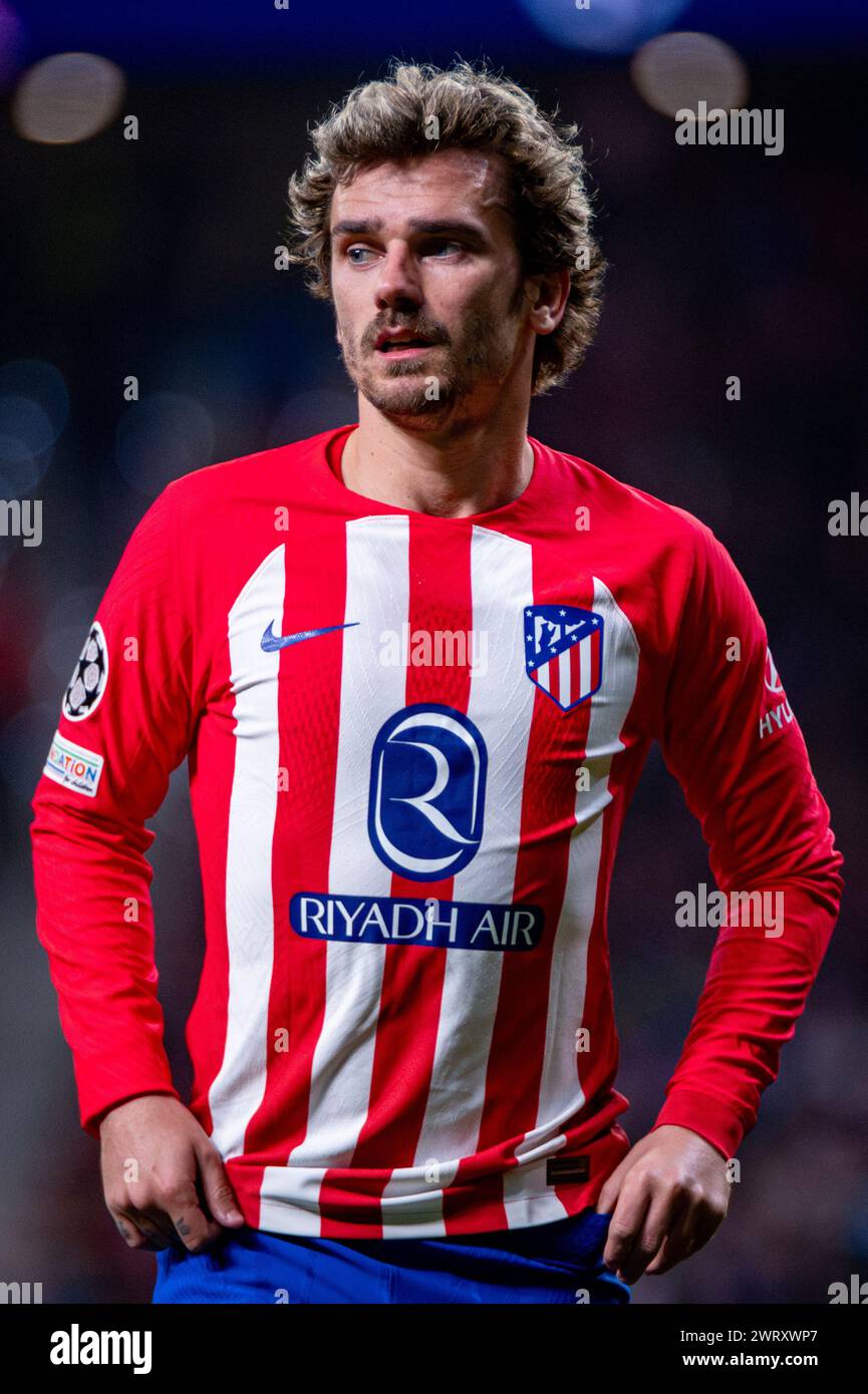 Antoine Griezmann of Atletico Madrid seen during the UEFA Champions ...