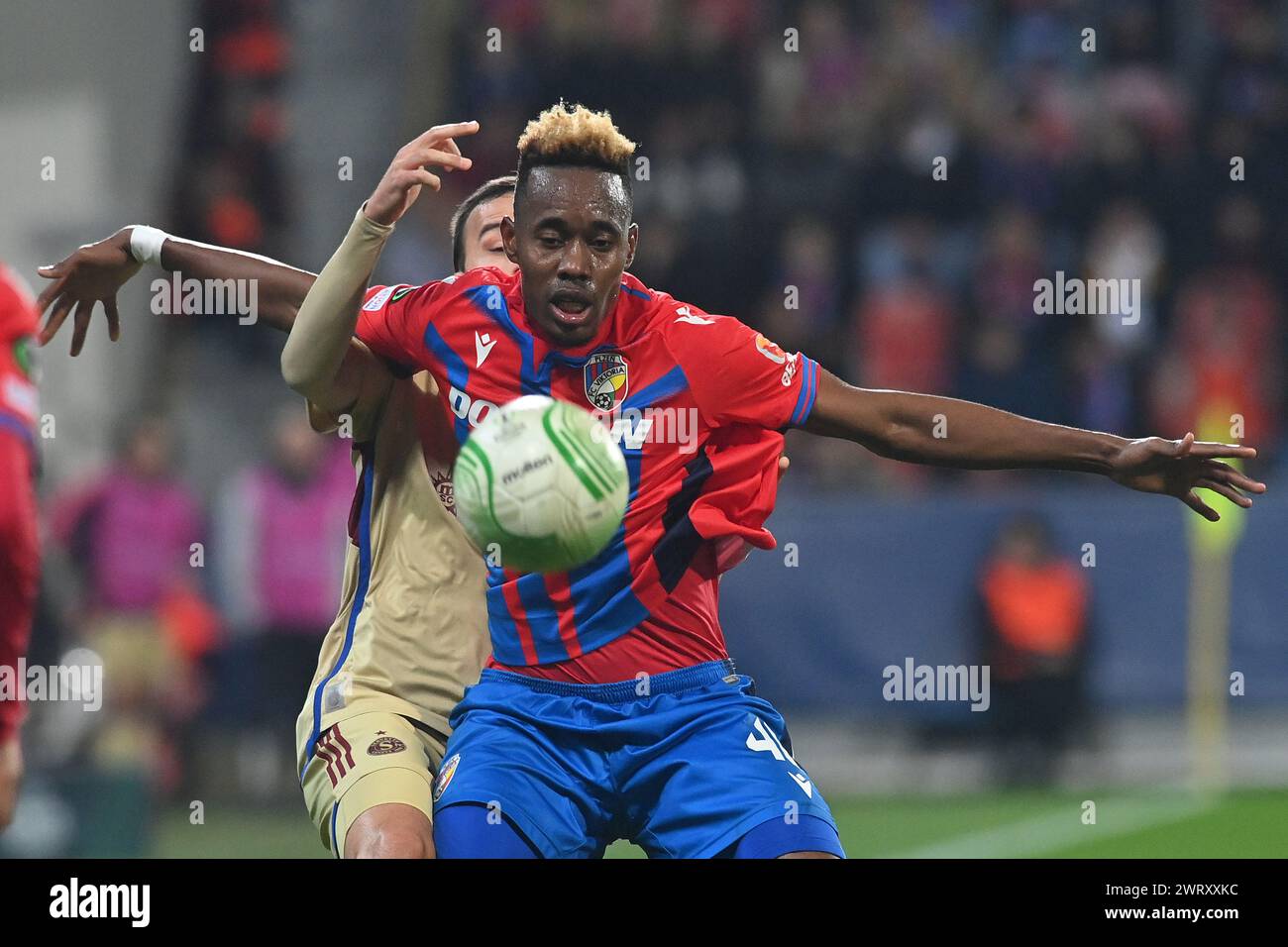 Pilsen, Czech Republic. 14th Mar, 2024. Jeremy Guillemenot of Servette ...