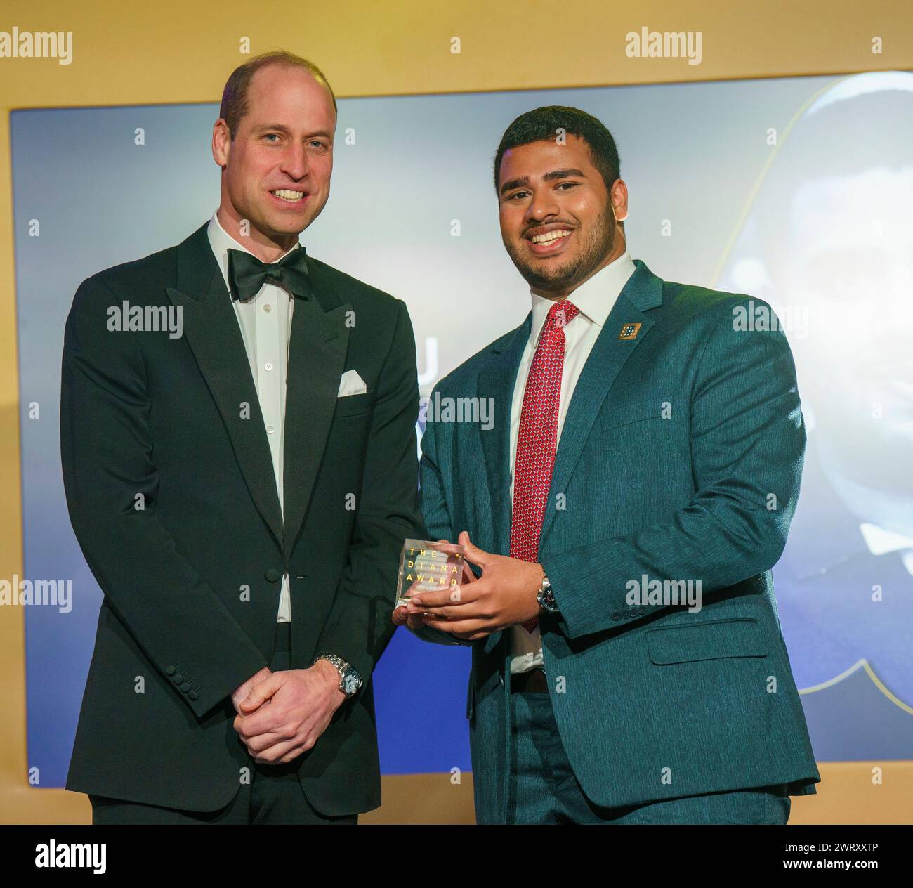 The Prince of Wales with Gobhanu Sasankar Korisepati from Oman as he ...