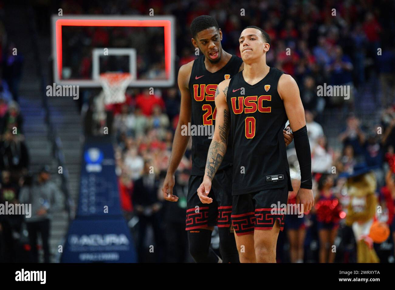 LAS VEGAS, NV - MARCH 14: USC Trojans forward Joshua Morgan (24 ...