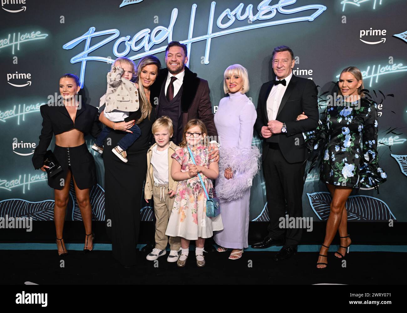 London, UK. March 14th, 2024. Conor McGregor, his mother Margaret ...