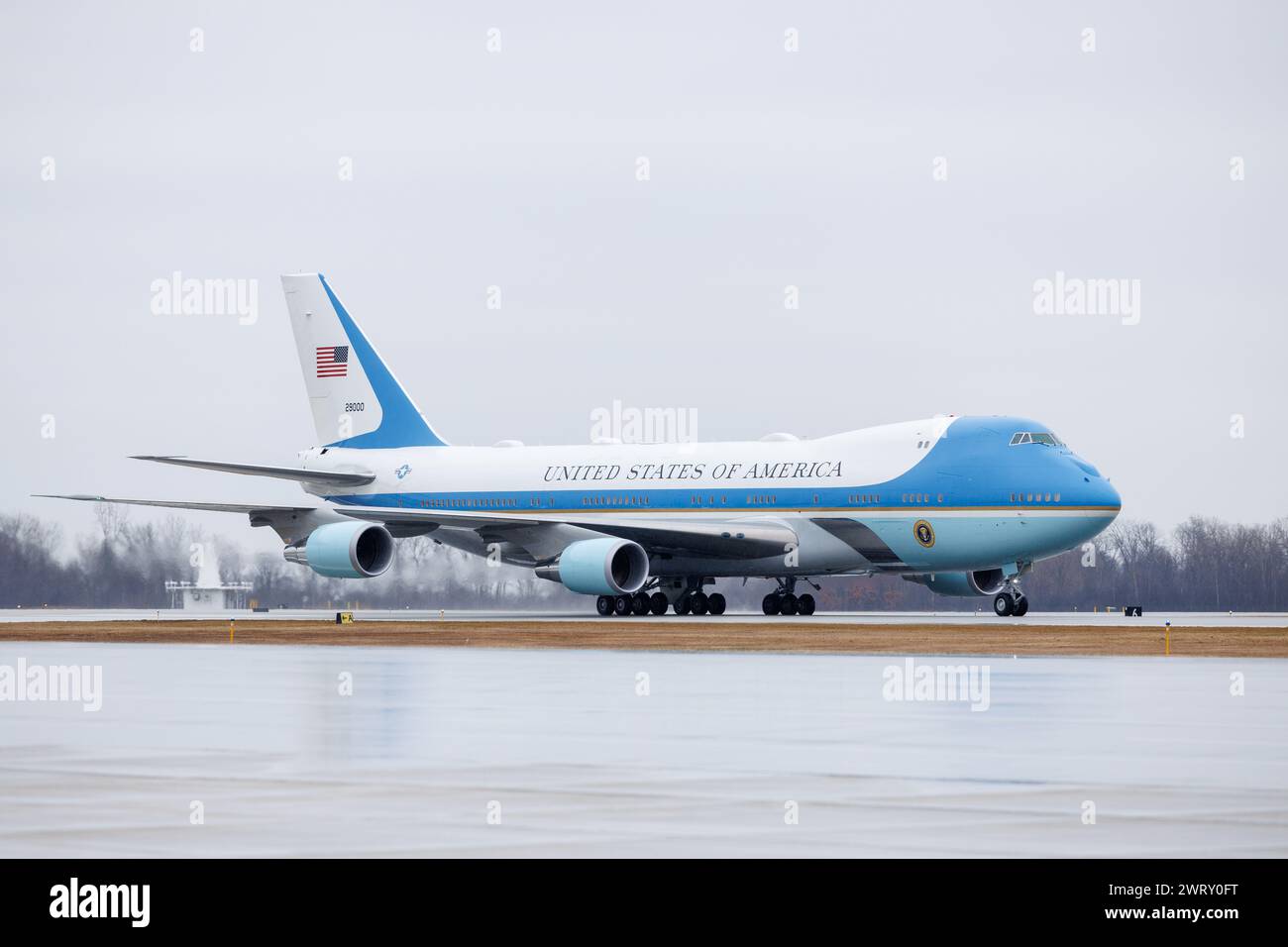 Saginaw, USA. 14th Mar, 2024. President Joe Biden arrives in Saginaw ...