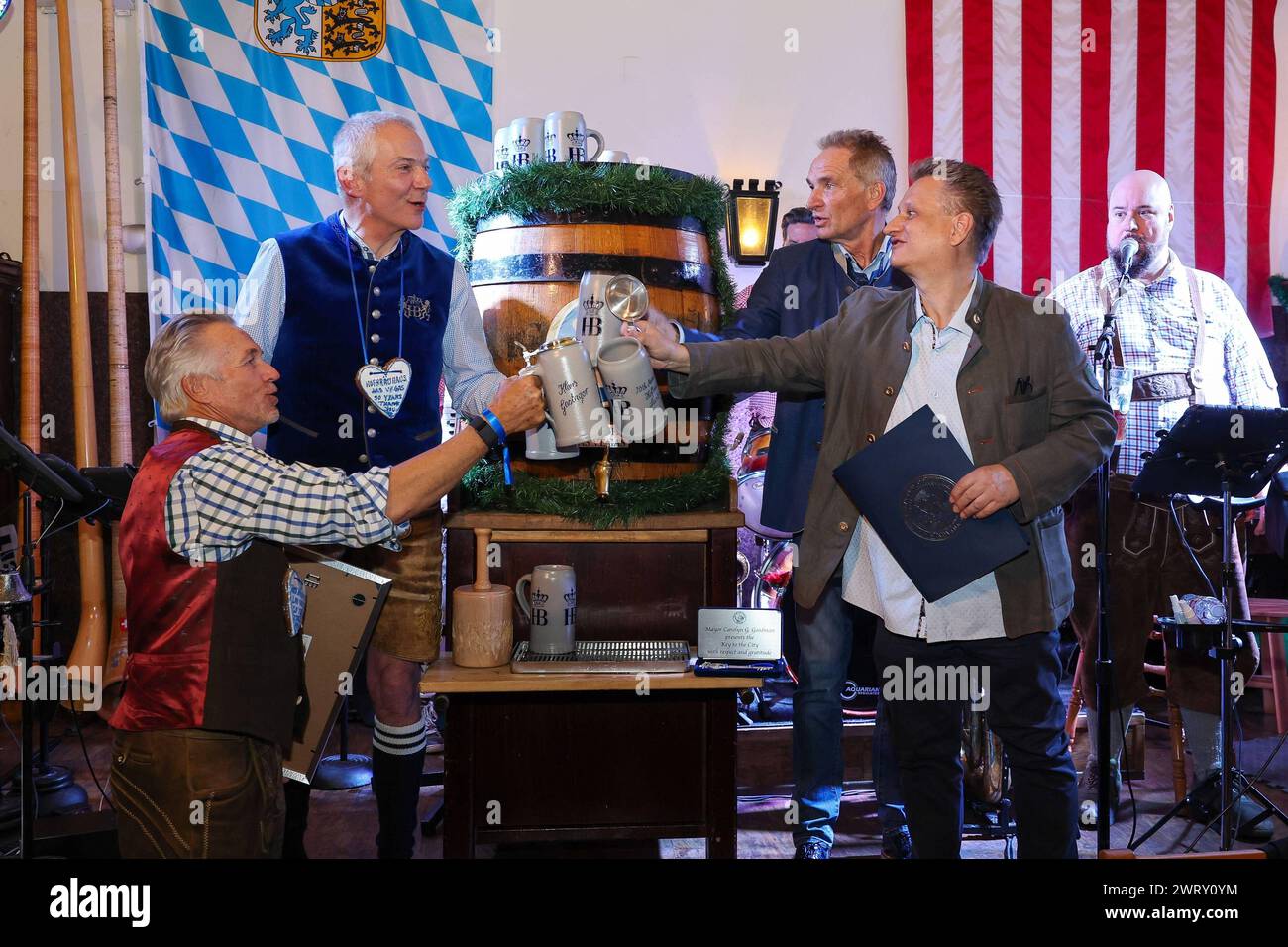 l-r: Klaus Gastager - Vice President - Hofbrauhaus Las Vegas ...