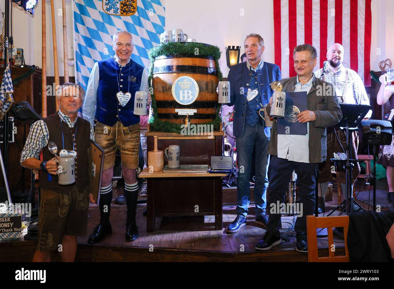 l-r: Klaus Gastager - Vice President - Hofbrauhaus Las Vegas ...