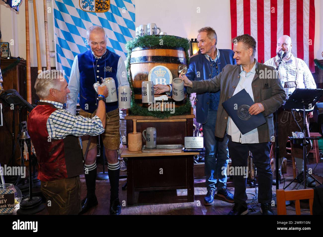 l-r: Klaus Gastager - Vice President - Hofbrauhaus Las Vegas ...