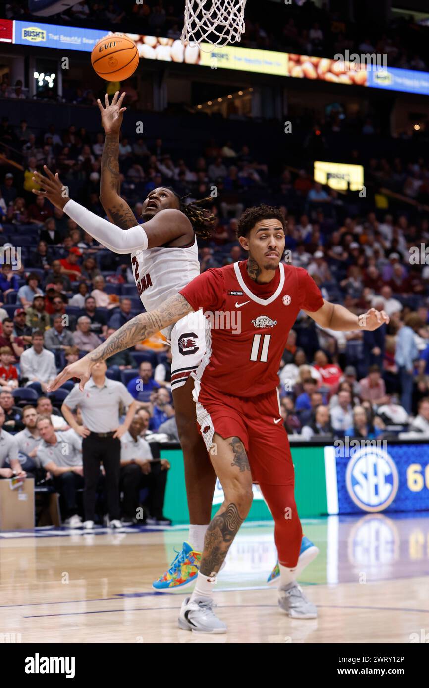 NASHVILLE, TN - MARCH 14: South Carolina Gamecocks forward B.J. Mack (2 ...