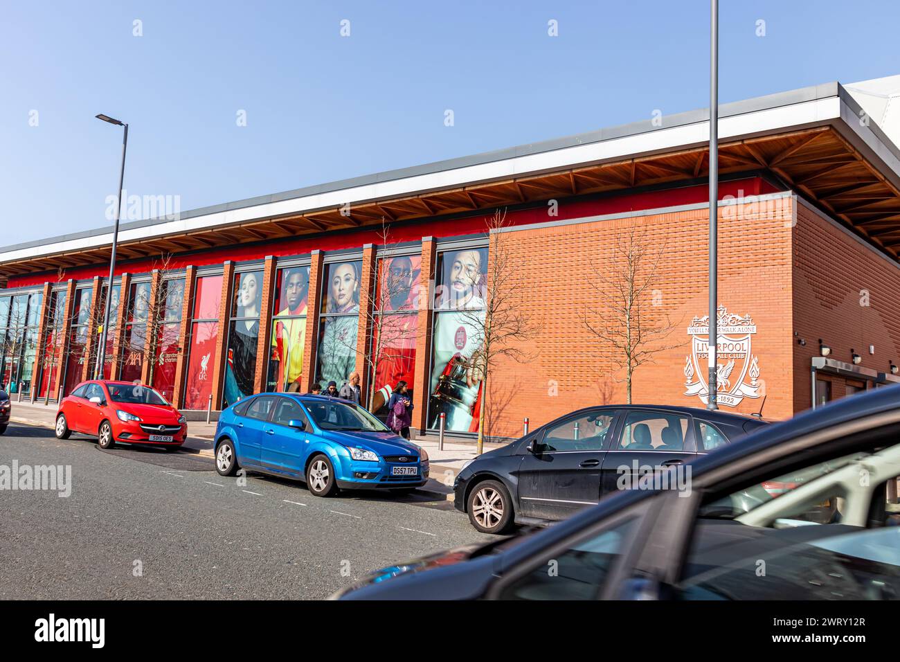 Liverpool stadium cityscape hi-res stock photography and images - Alamy