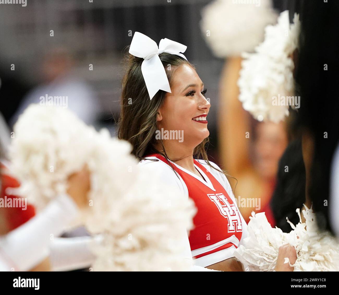 MAR 14 2024: Houston Spirit squad entertains the crowd against TCU in ...