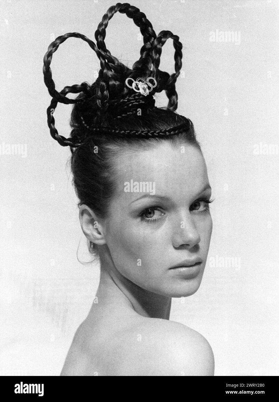 August 24, 1972: Munich, Germany: The young Munich starlet CLAUDIA HOLL ...