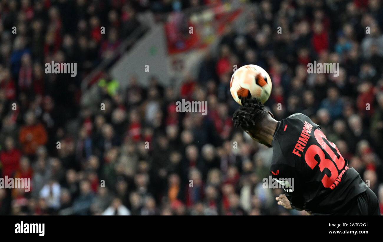 Leverkusen, Germany. 14th Mar, 2024. Soccer: Europa League, Bayer ...