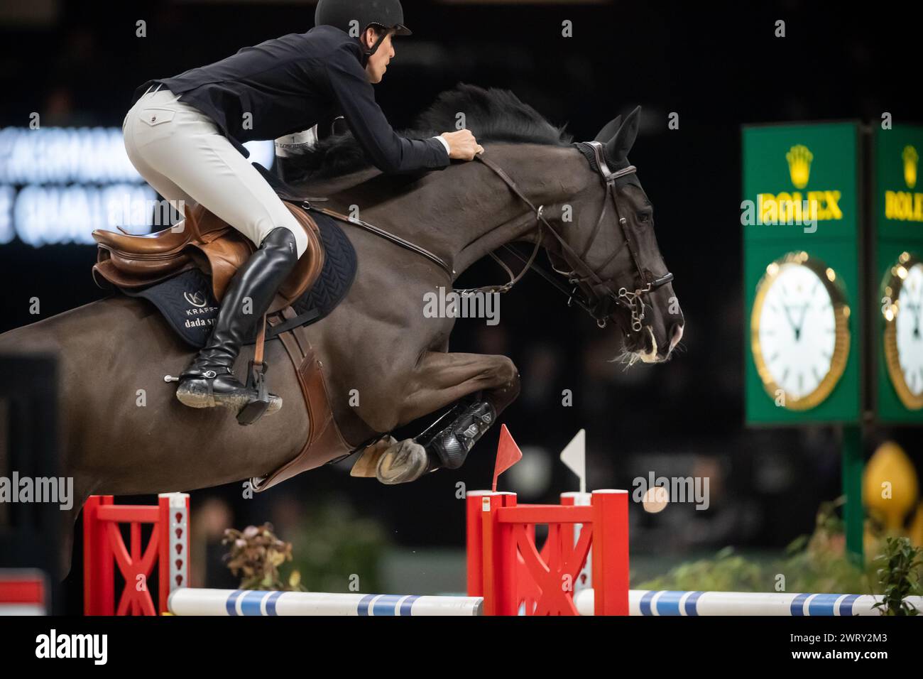 Denbosch, Netherlands - March 10, 2024. Henrik Von Eckermann of Sweden ...