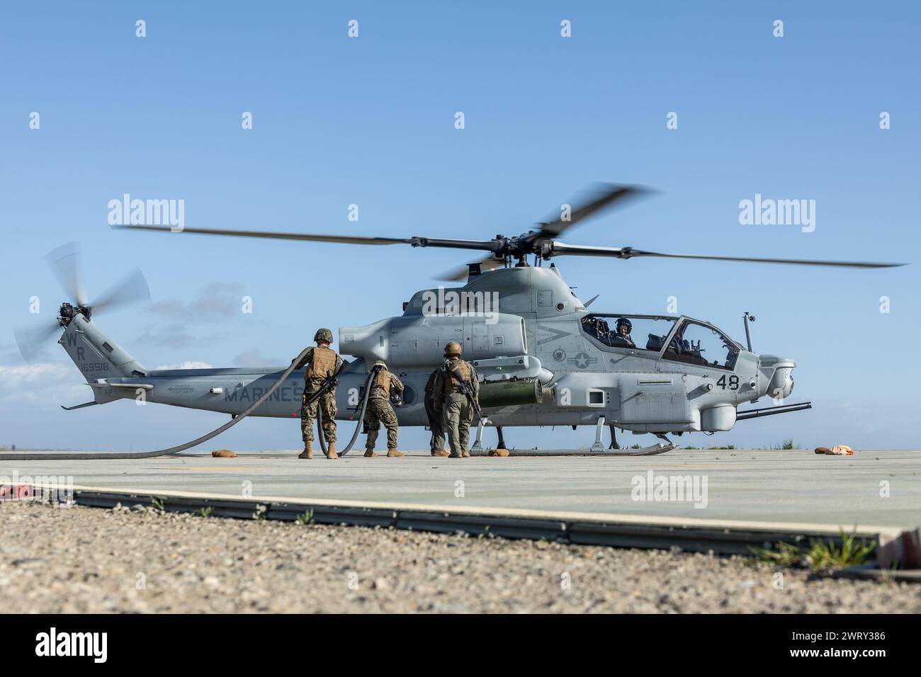 U.S. Marines with Marine Wing Support Squadron (MWSS) 471, Marine ...