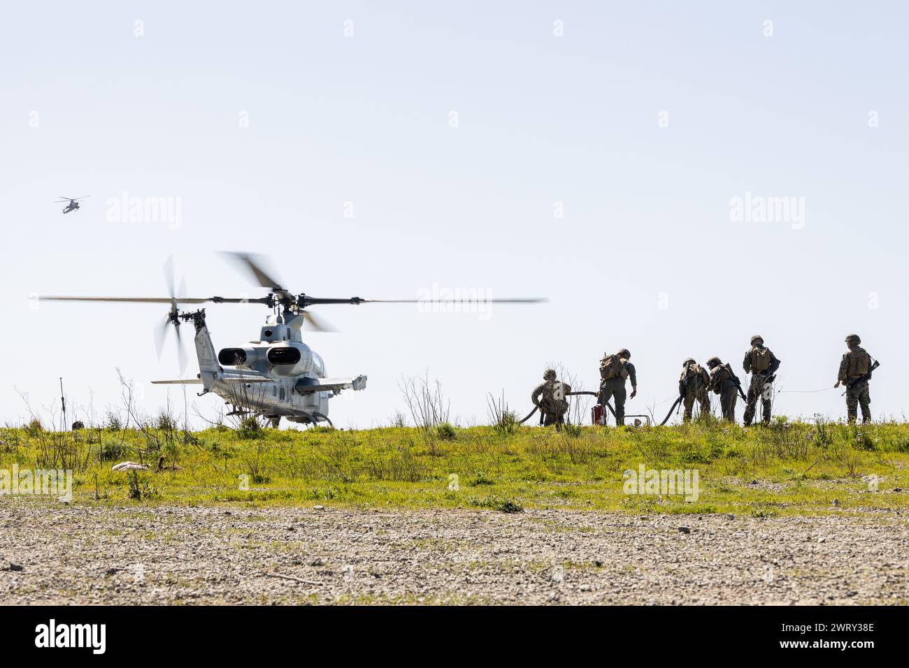 U.S. Marines with Marine Wing Support Squadron (MWSS) 471, Marine ...