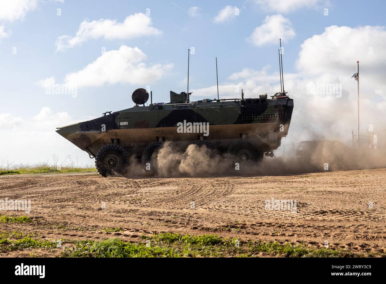 U.S. Marines with Assault Amphibian School operate an Amphibious Combat ...