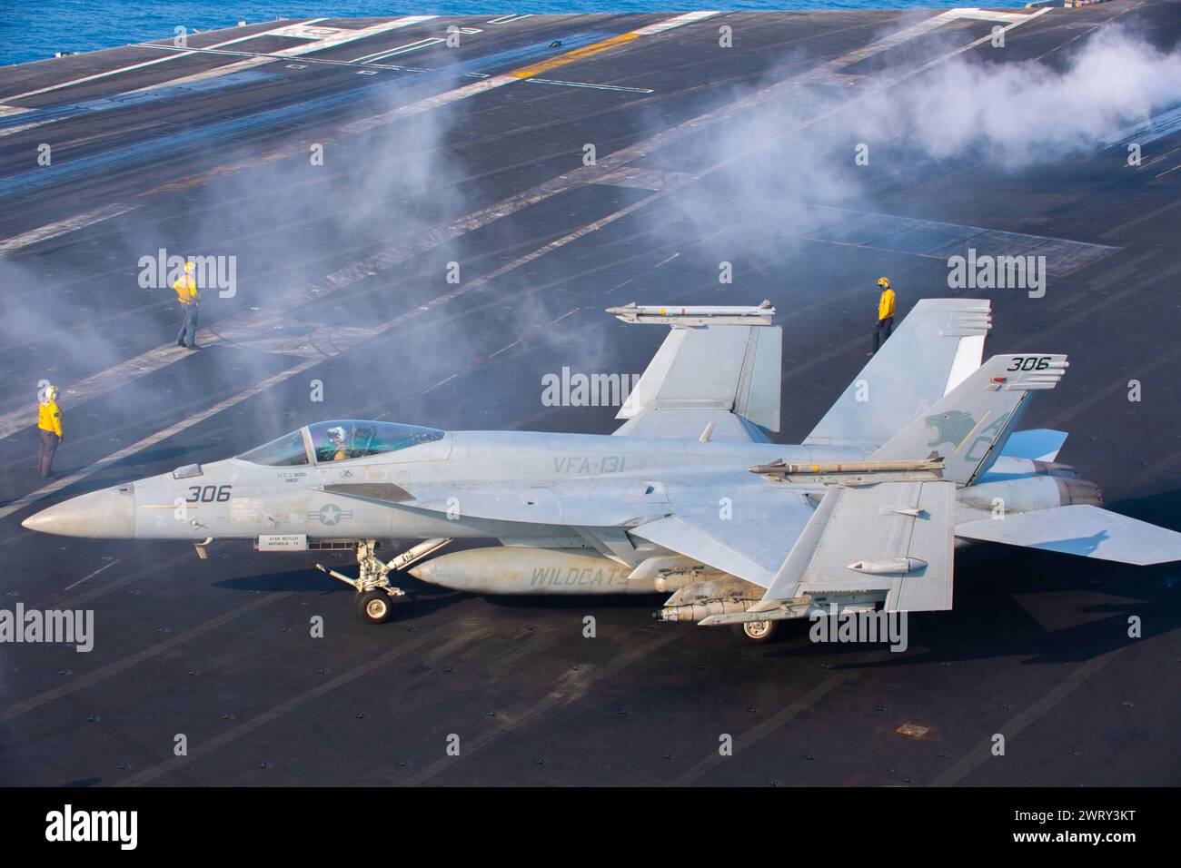 240305-N-IX647-2055 RED SEA (March 05, 2024) An F/A-18E Super Hornet ...
