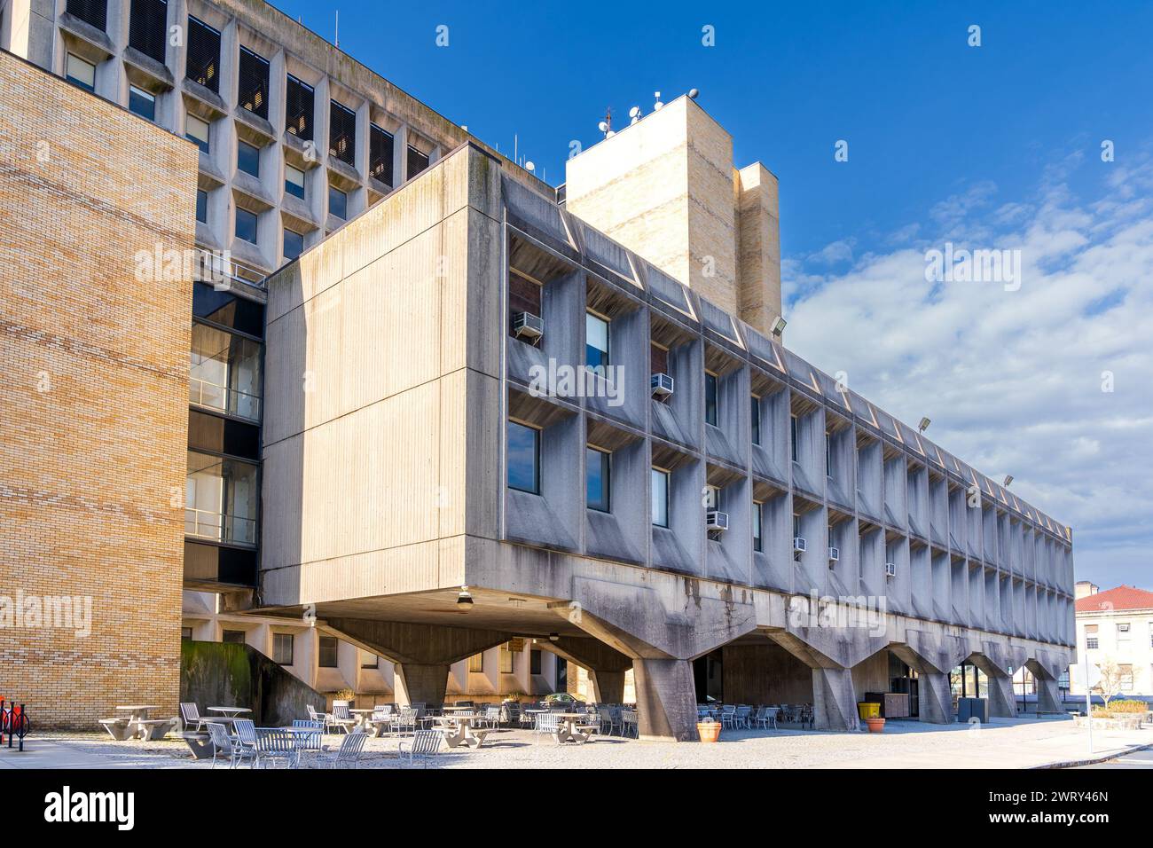 Bronx, NY – US – Mar 10, 2024 Three quarter view of the immense ...