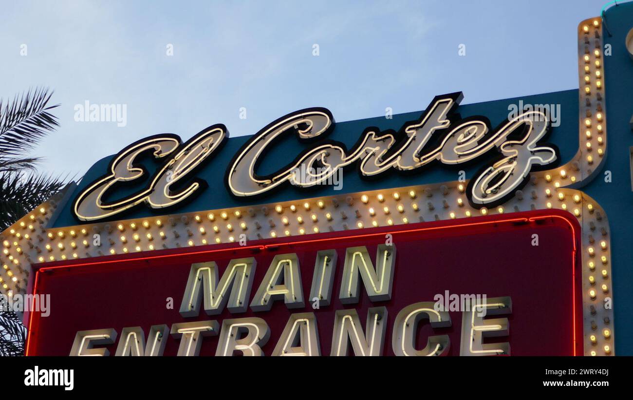 Las Vegas, Nevada, USA 7th March 2024 El Cortez Hotel & Casino in ...