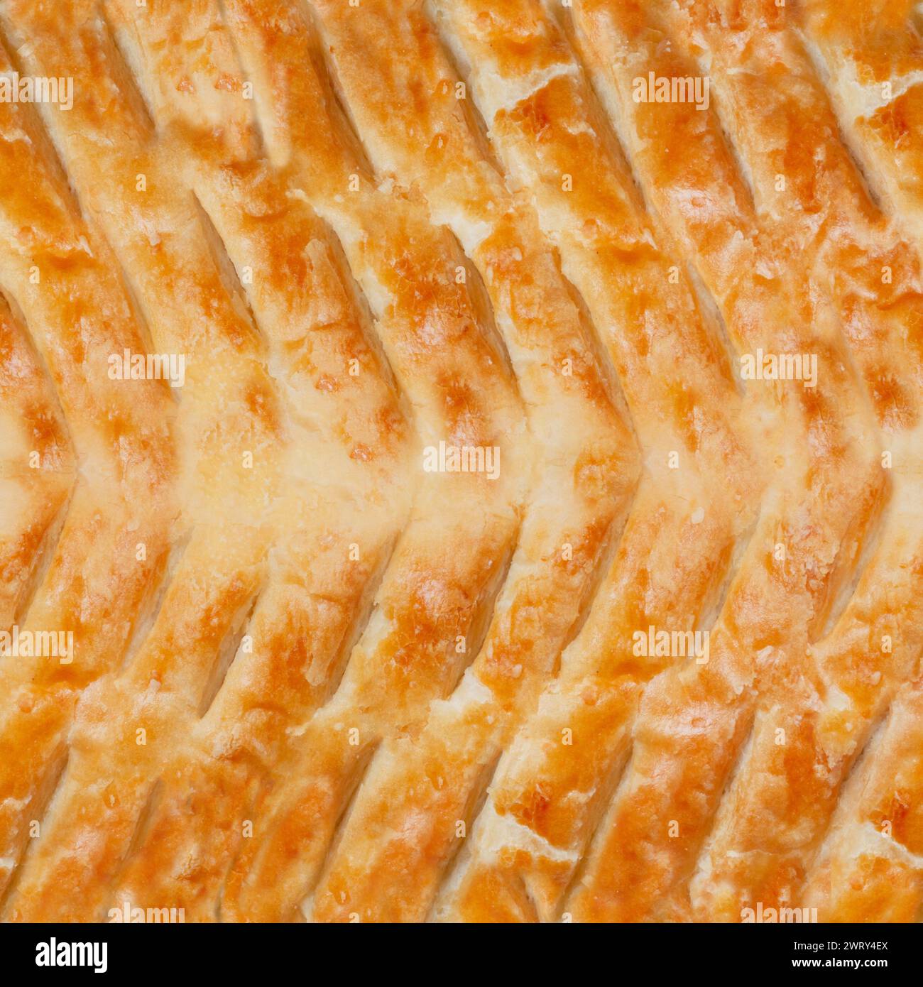 Seamless photo texture of bread puff pastry Stock Photo - Alamy