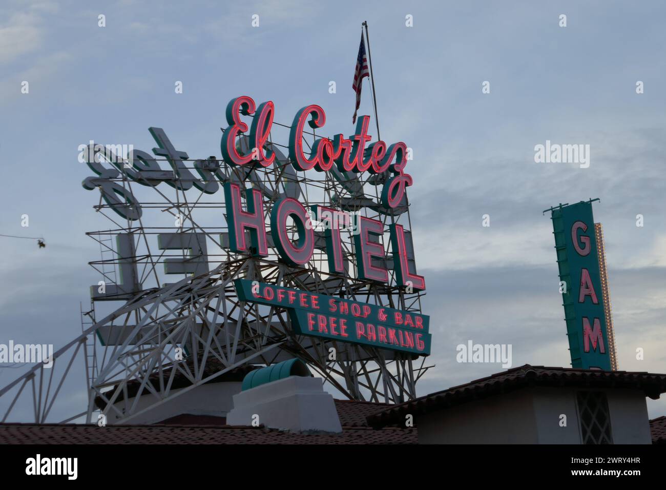 Las Vegas, Nevada, USA 7th March 2024 El Cortez Hotel & Casino in ...