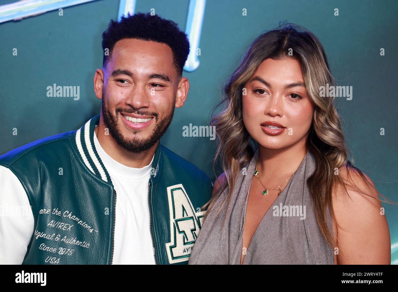 Josh Denzel and Ruby Wong attend the UK special screening of "Road House" at The Curzon Mayfair ...